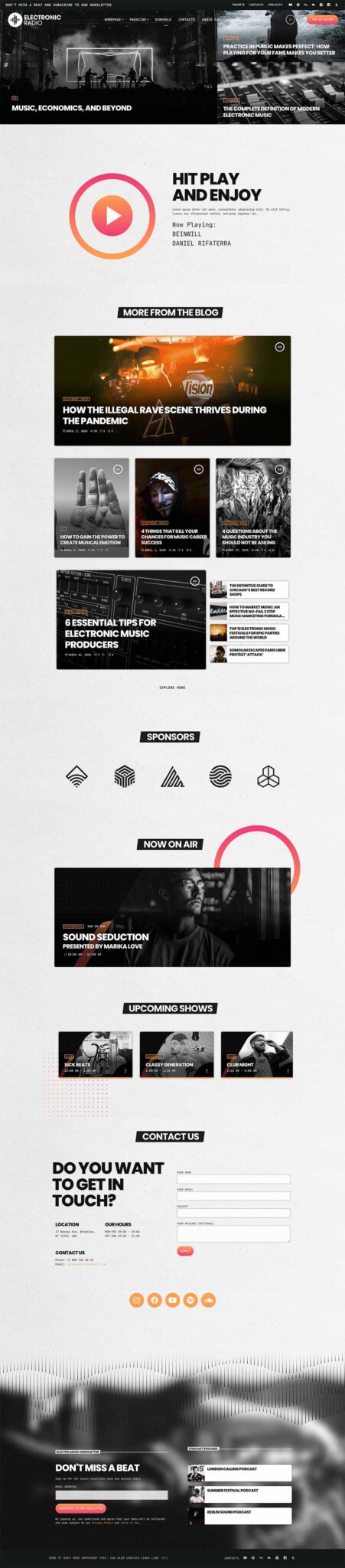 New Electronic Music radio station templates included with Pro Radio ...