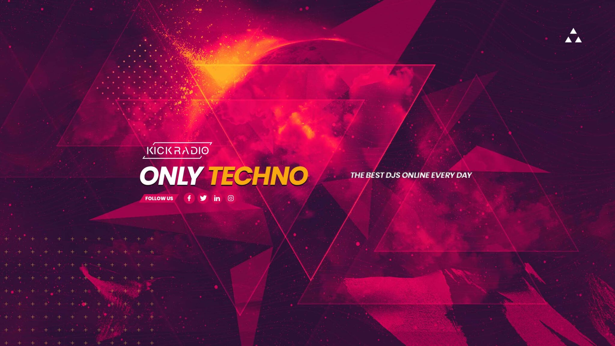 Discover the new Techno and Trance Radio station website template for ...
