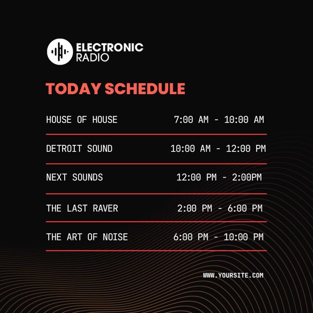 New Electronic Music radio station templates included with Pro Radio ...