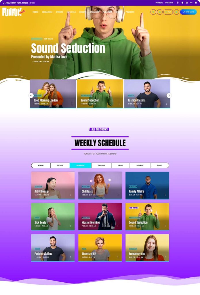 Radio Schedule and shows | Pro.Radio