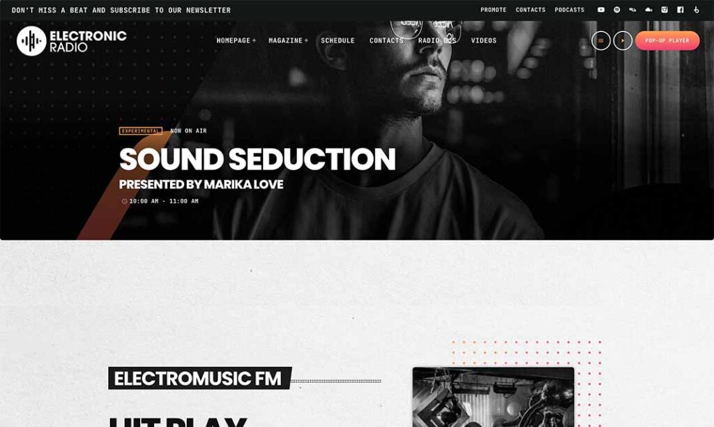 New Electronic Music radio station templates included with Pro Radio ...
