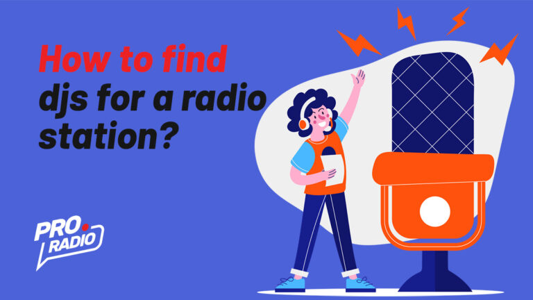How to find djs for a radio station? | Pro.Radio
