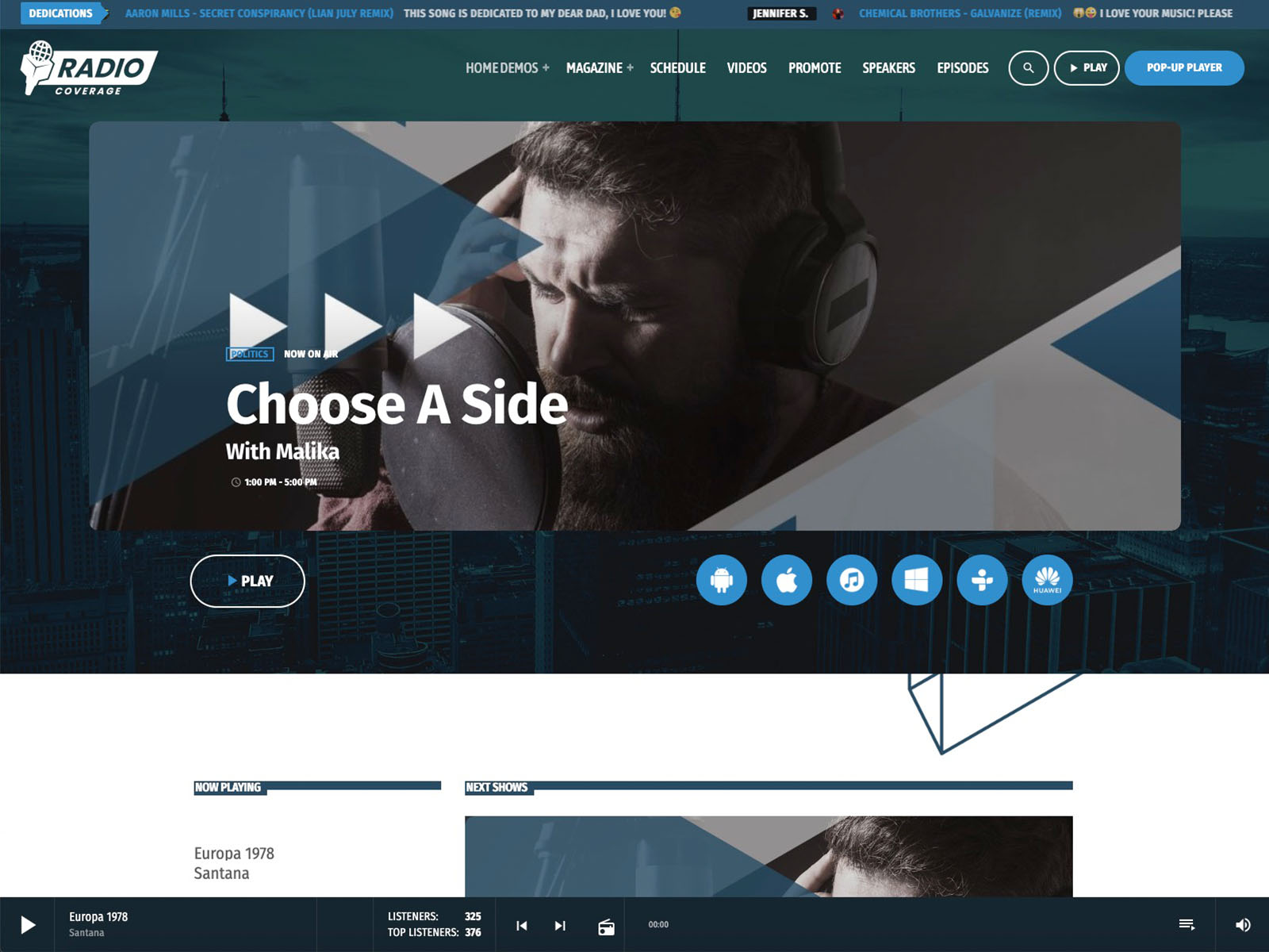 All demos | Pro.Radio