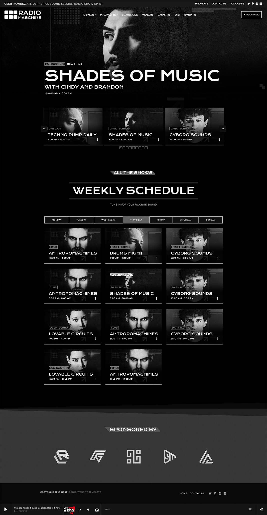 Demo 11 – Maschine FM – Techno Radio | Pro.Radio