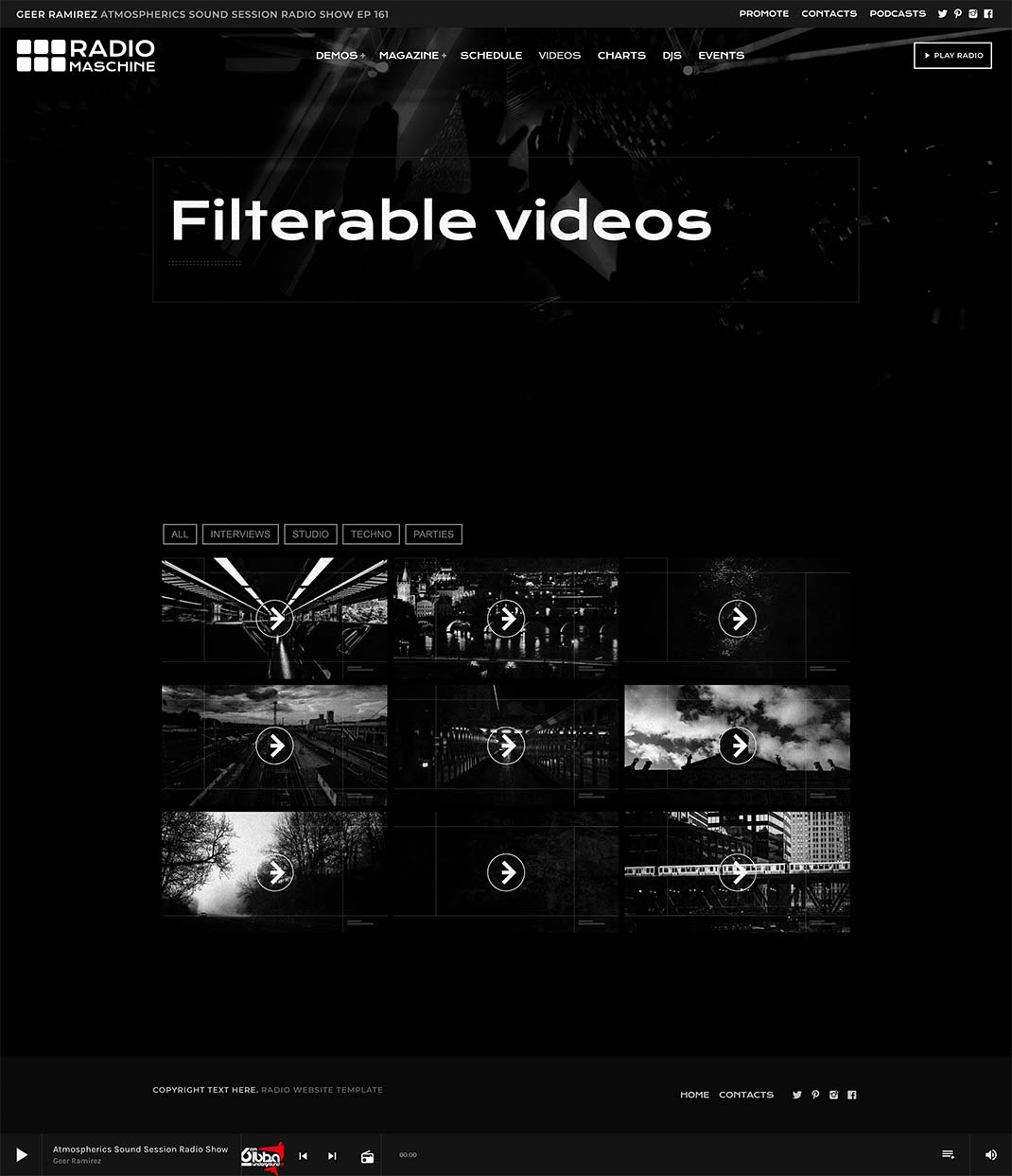 Demo 11 – Maschine FM – Techno Radio | Pro.Radio