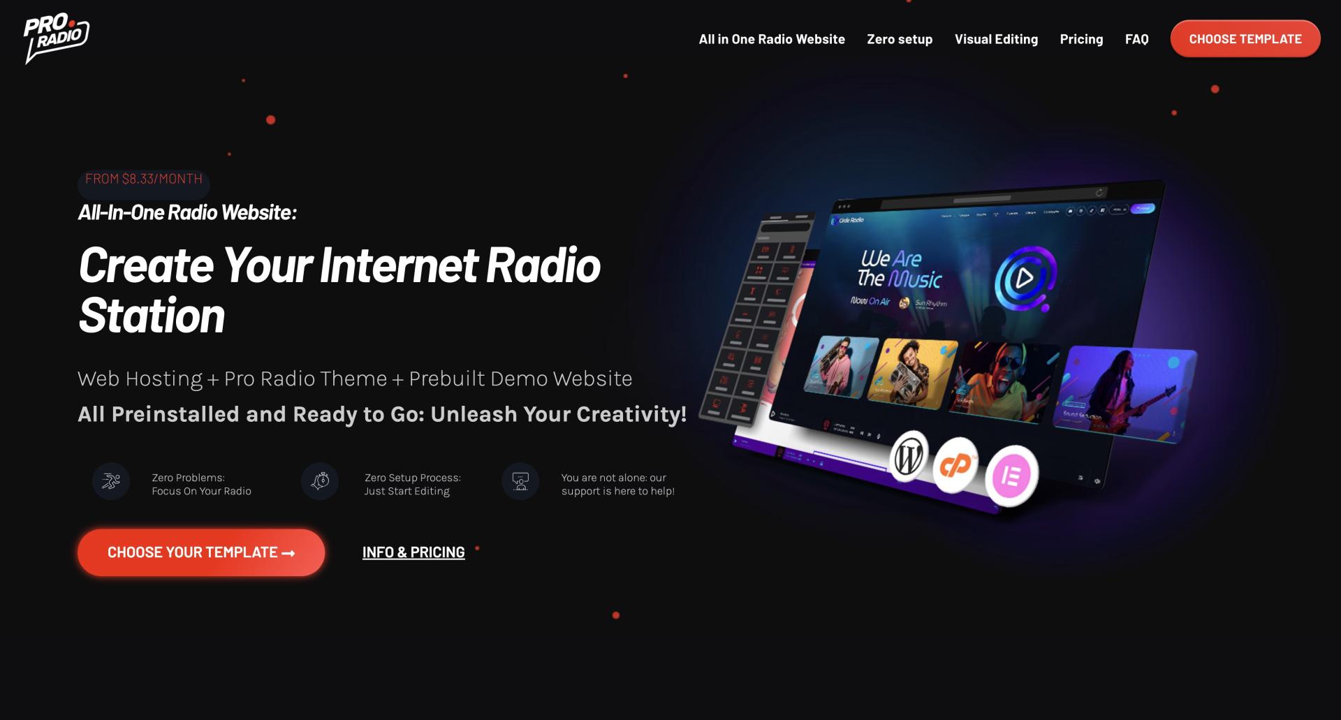 Free Radio Station Templates for your Social Network and Website | Pro ...