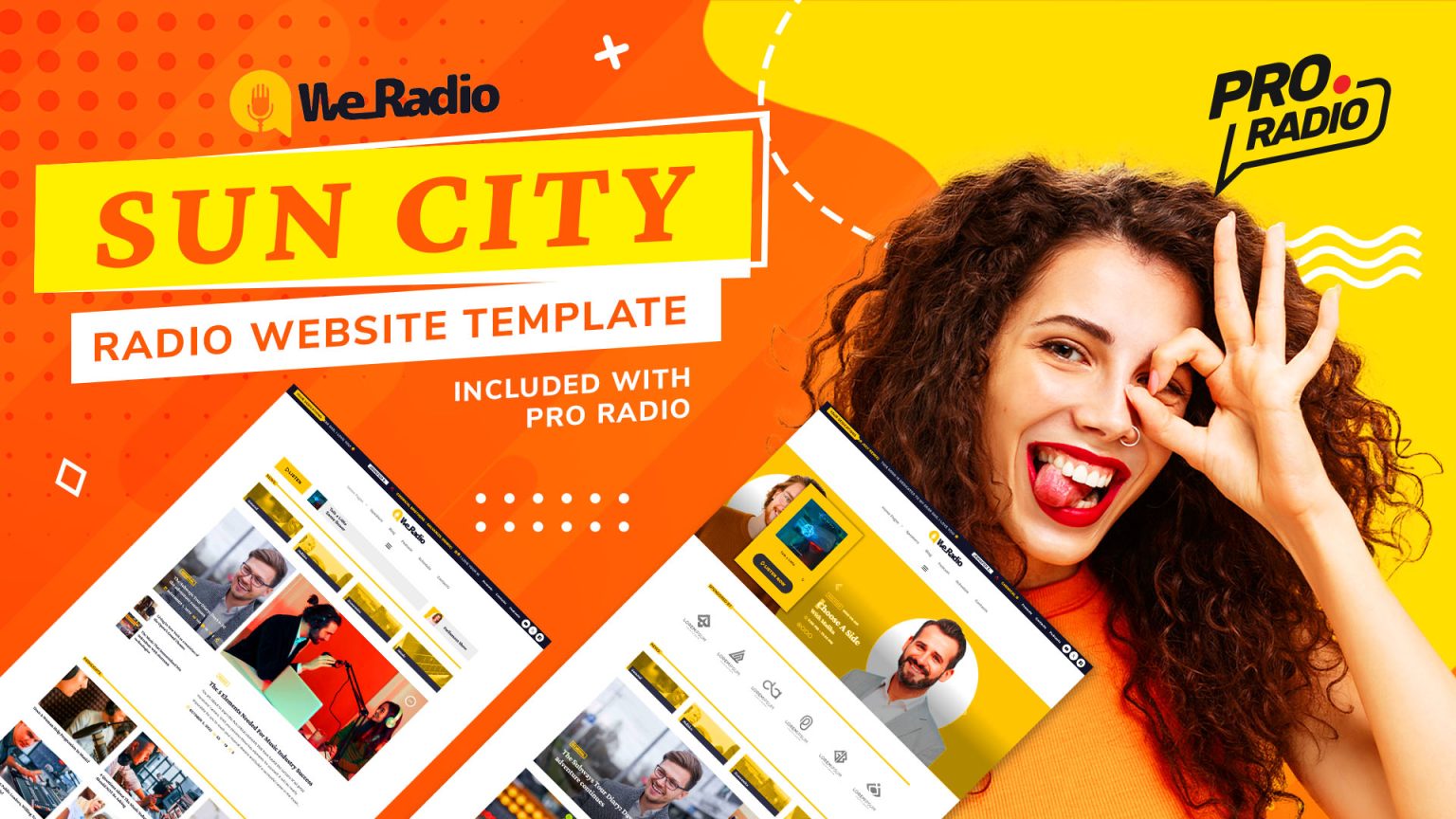 Discover the new Pop Radio Website Template! Included with Pro Radio ...