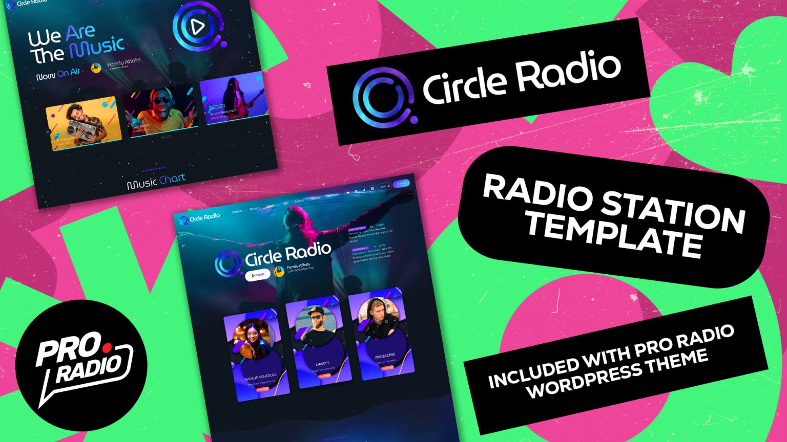 Discover the new Pop Radio Website Template! Included with Pro Radio WordPress Theme | Pro.Radio