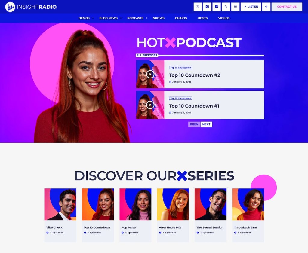 Pro Radio 7.0 A new era for your radio station website | Pro.Radio