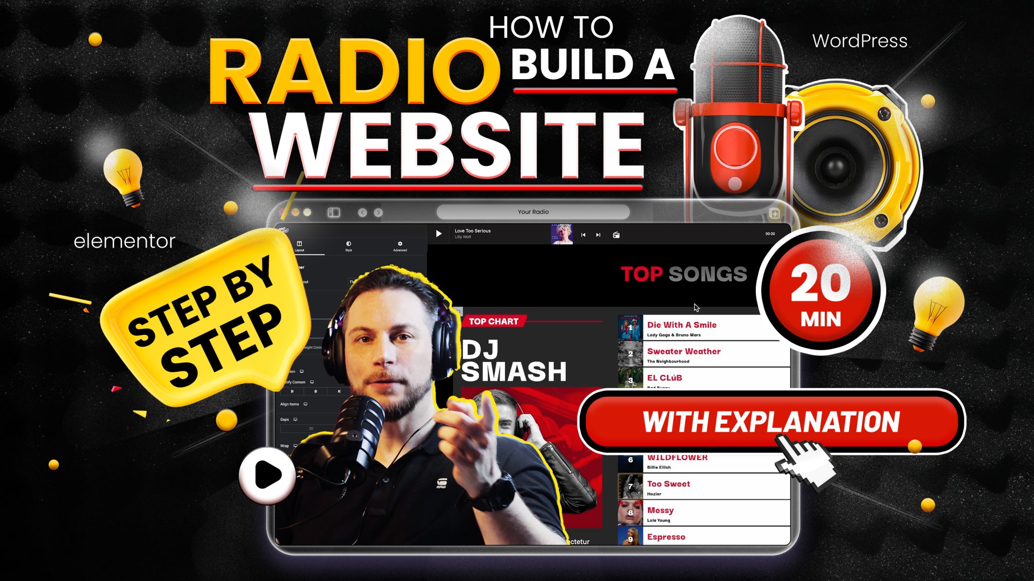 Build an EPIC Radio Station Homepage with Elementor! ️ [Step-by-Step Guide] | Pro.Radio