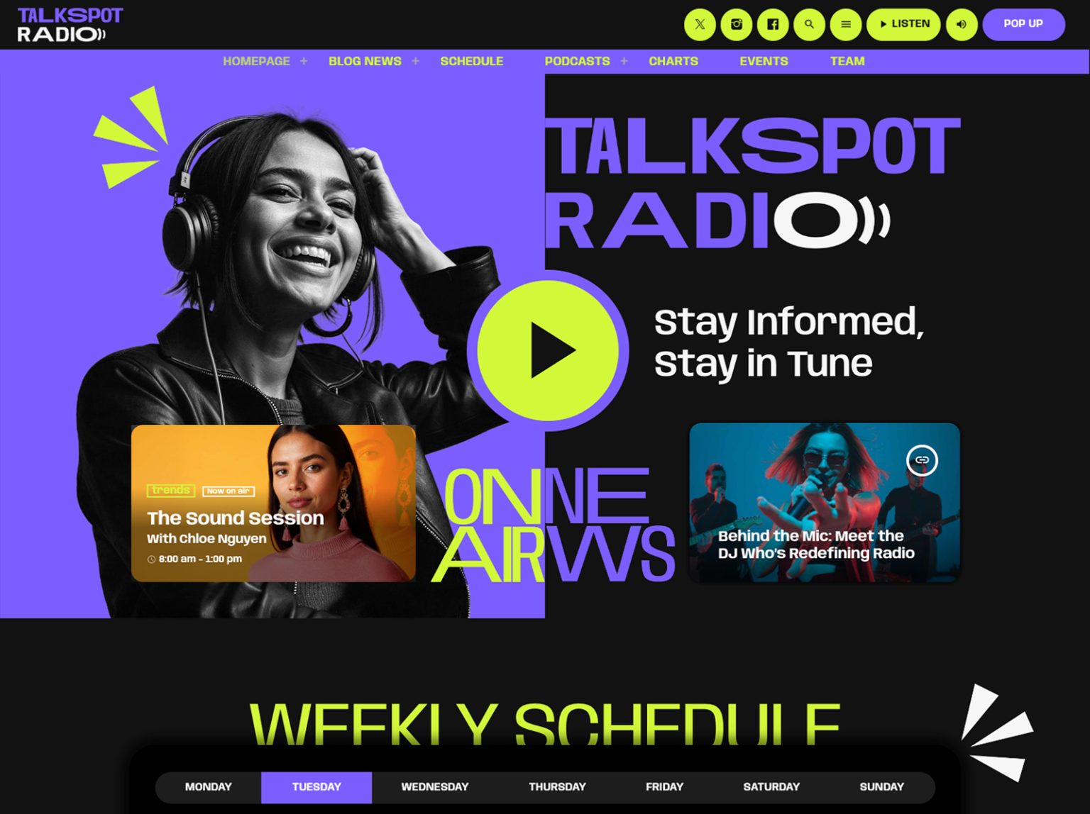 Radio Website Templates Included With Pro Radio | Pro.Radio