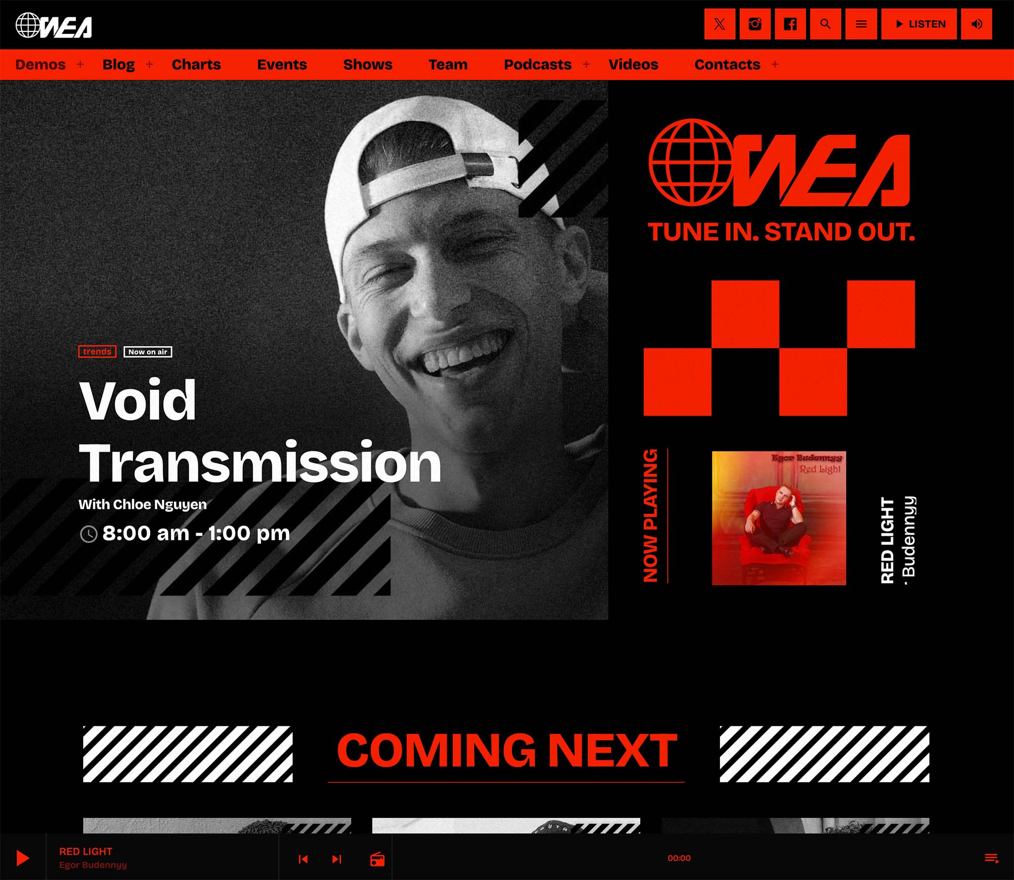 Redefine Your Radio: The Ultimate Website Template for Underground ...