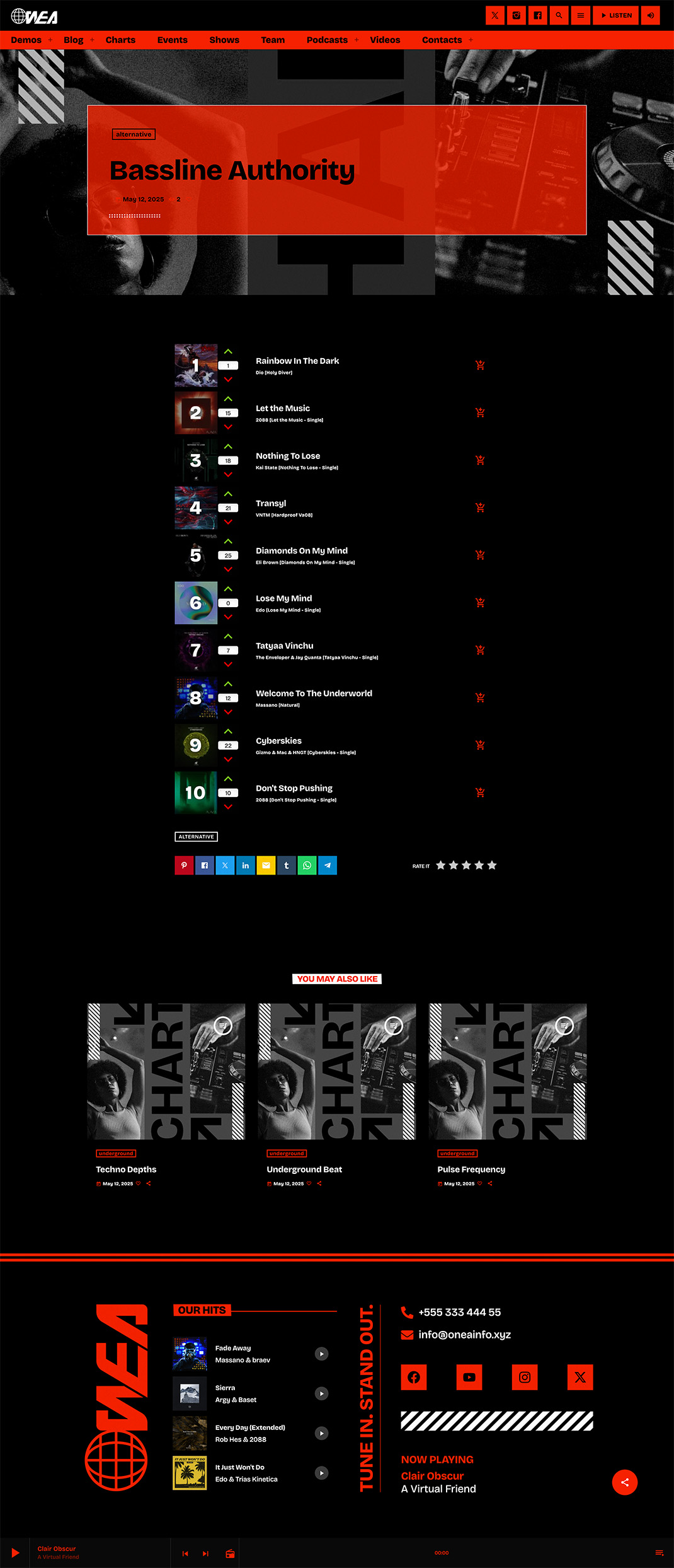 Demo 43 – WEA Radio Website Template | Pro.Radio