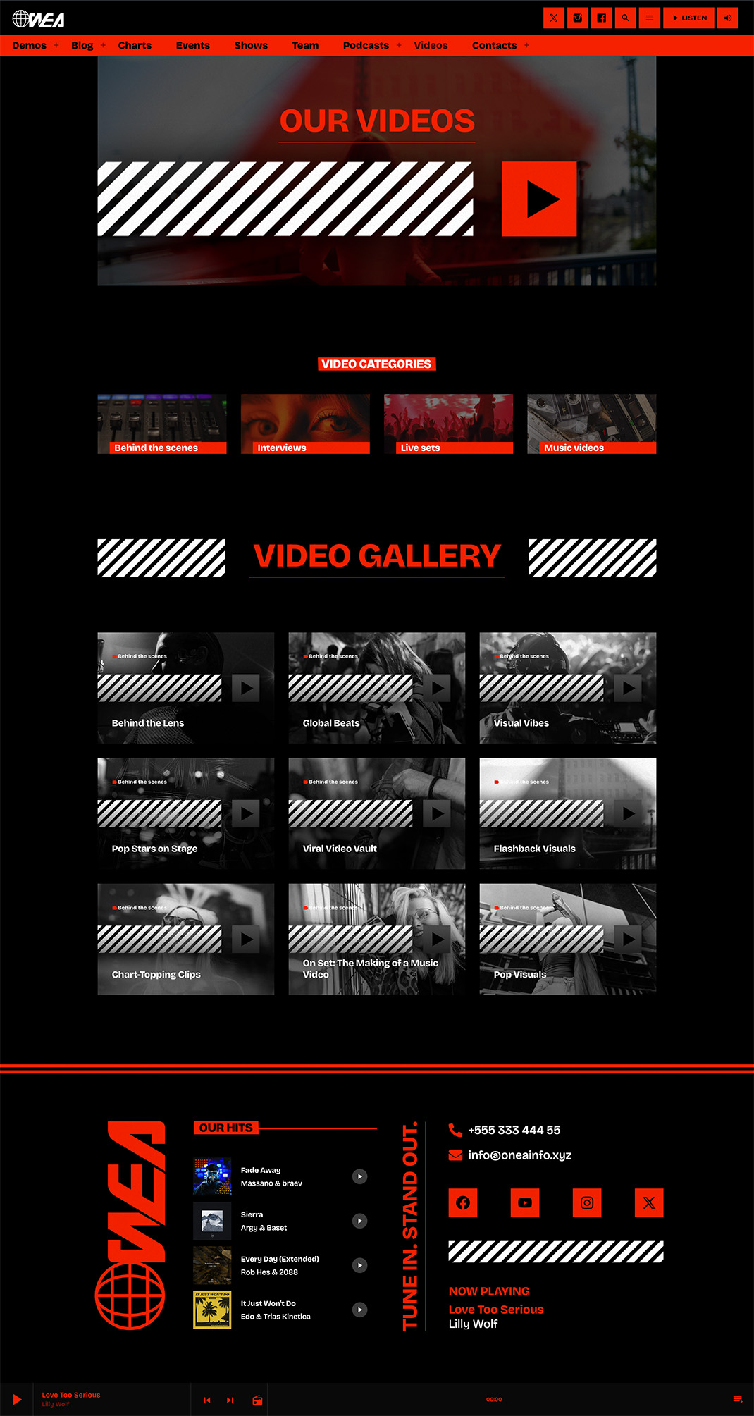 Demo 43 – WEA Radio Website Template | Pro.Radio