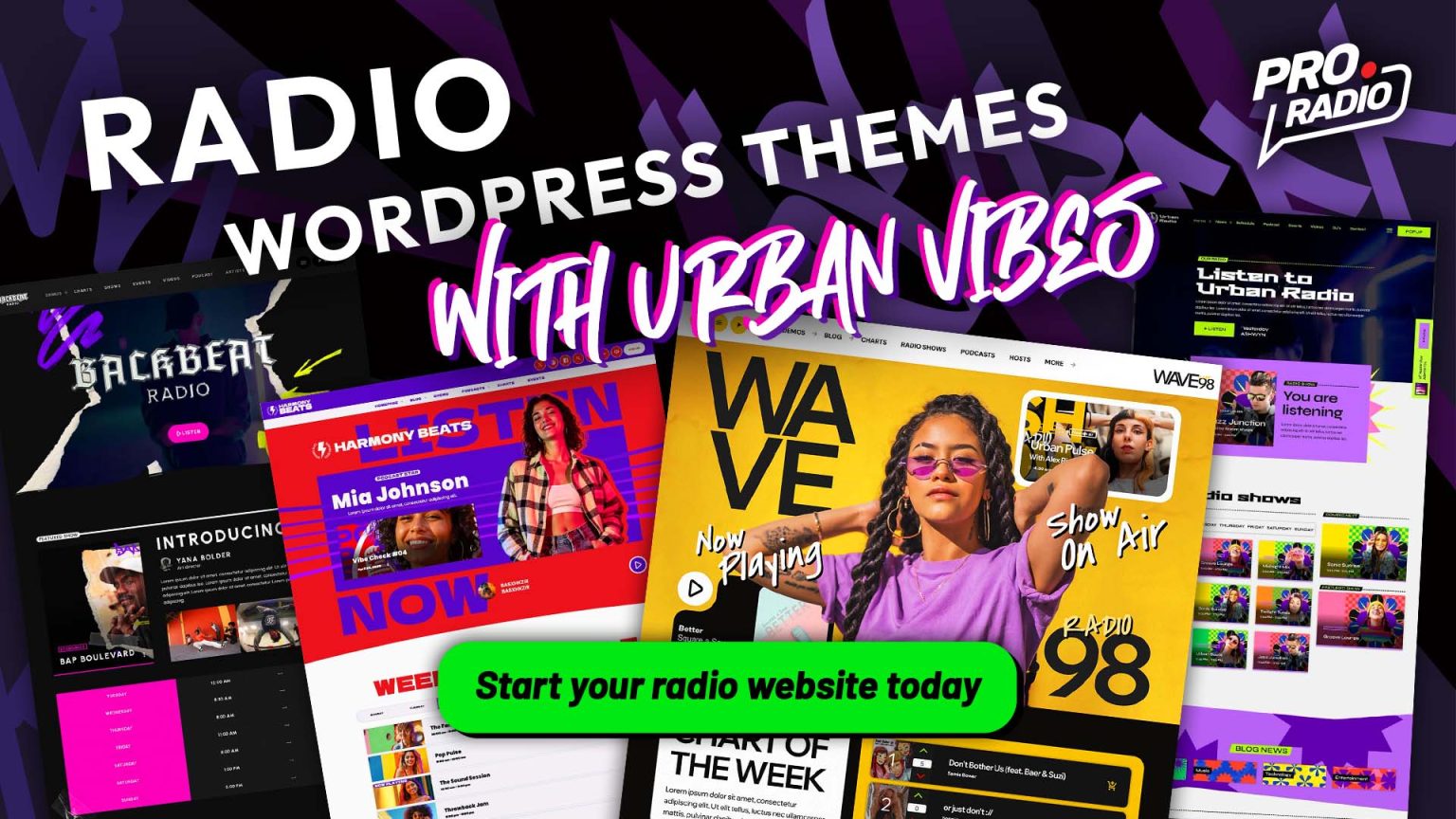 Pro Radio: Experience The Latest Radio Website Builder (New Urban Pop ...