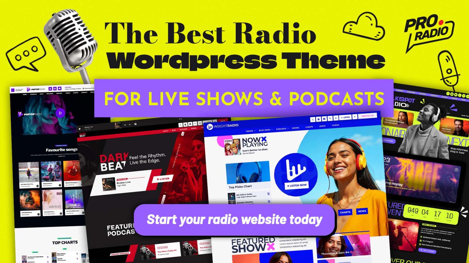 The Best Radio Website Templates for Stations That Mix Live Shows ...