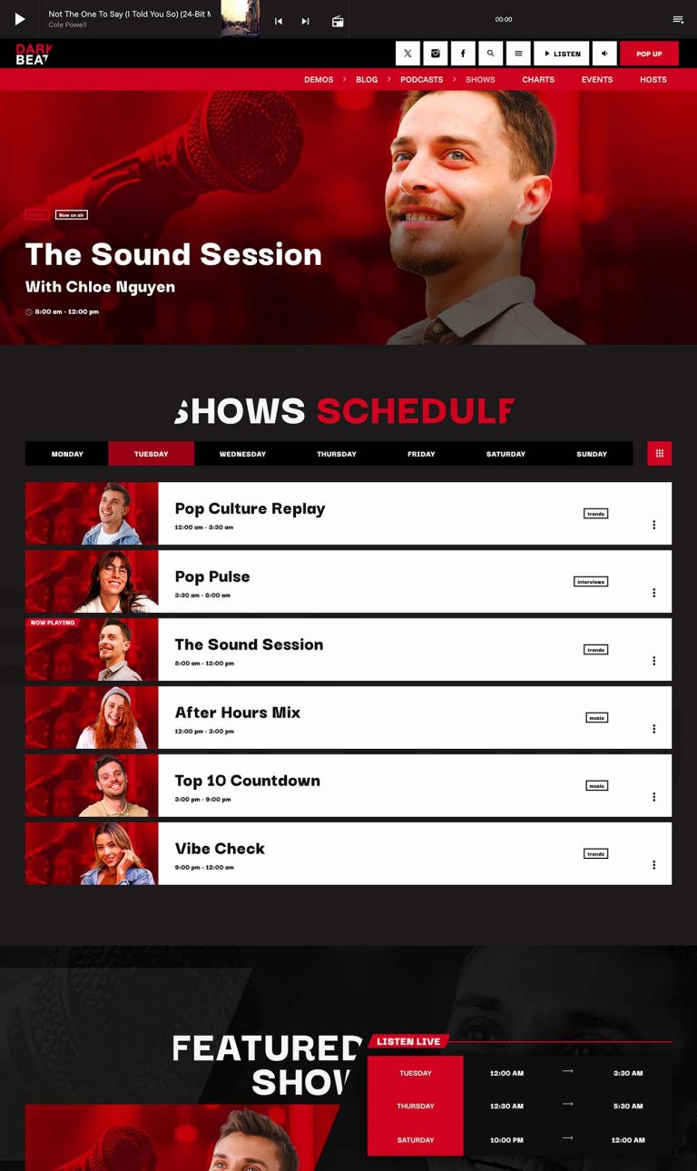 Radio Schedule and shows | Pro.Radio