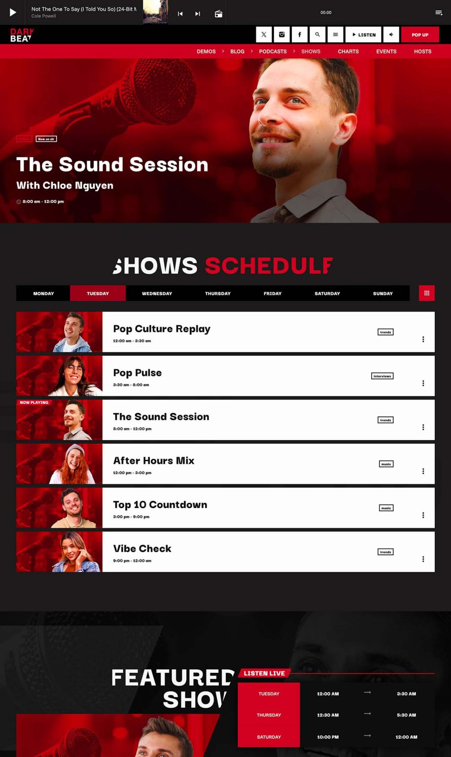 Radio Schedule and shows | Pro.Radio