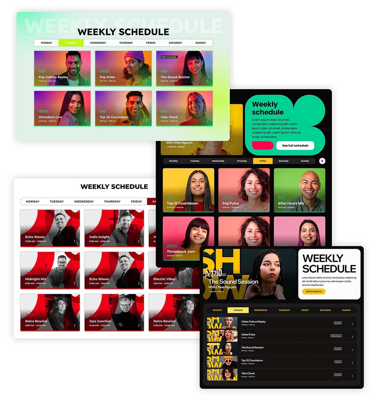 Radio Schedule and shows | Pro.Radio