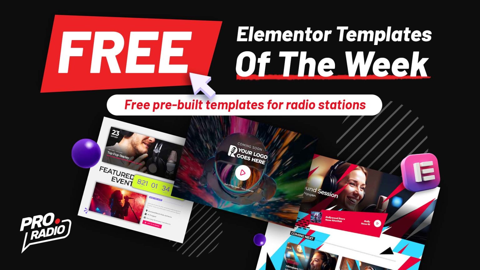 Launch Your Radio Website in Style with 3 New Free Templates | Pro.Radio